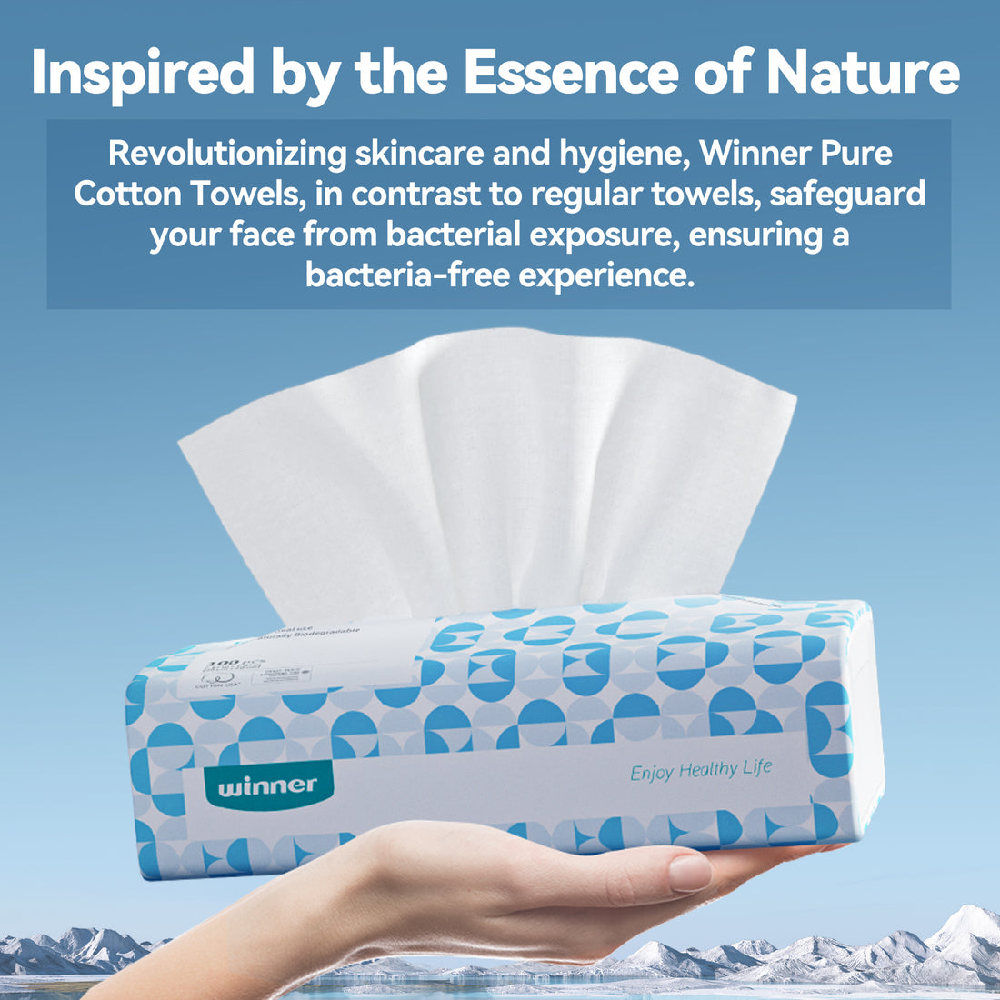 100% Pure Cotton Tissue | Disposable Soft Dry Cotton Tissue - Winner ...