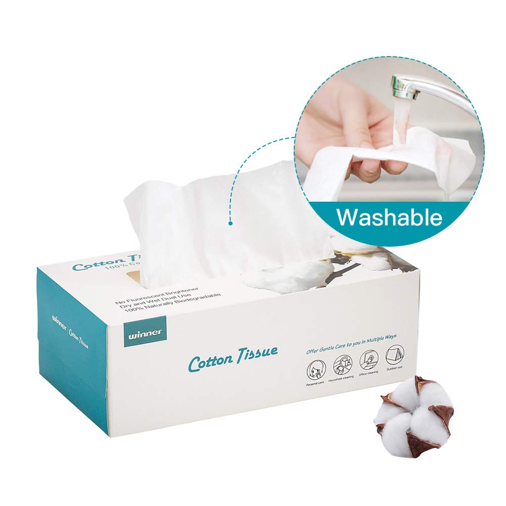 100% Pure Cotton Tissue | Disposable Facial Tissues/ Face Towels Online ...