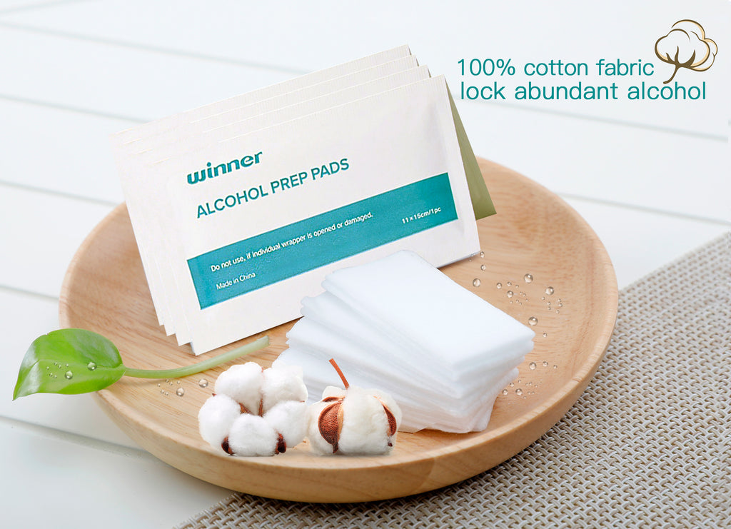 Winner Sterile Alcohol Prep Pads 4x7 inch, Large Alcohol Rubbing Pad f ...